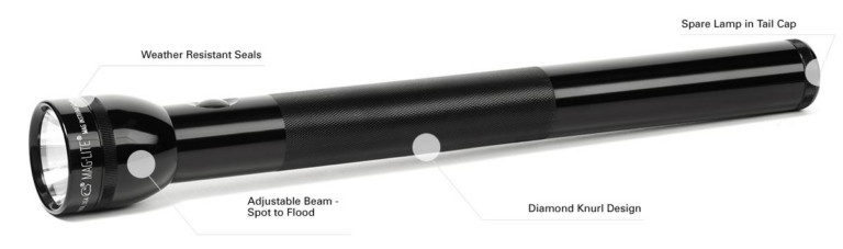 MagLite 4D-Cell Xenon Torch – 98 lumens, 267 Metres | LED Torch Shop