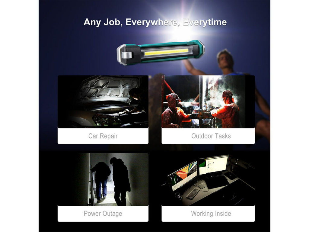 Klarus WL1 Multifunctional Rechargeable Work Light – 550 Lumens, 31 ...