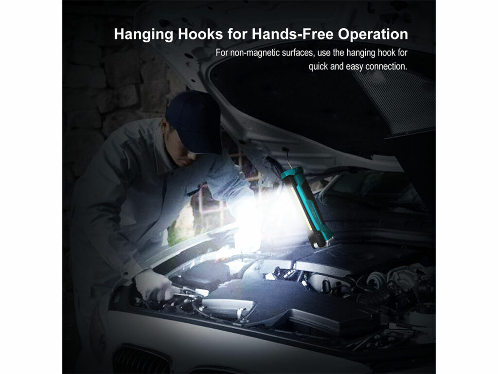 Klarus WL1 Multifunctional Rechargeable Work Light – 550 Lumens, 31 ...