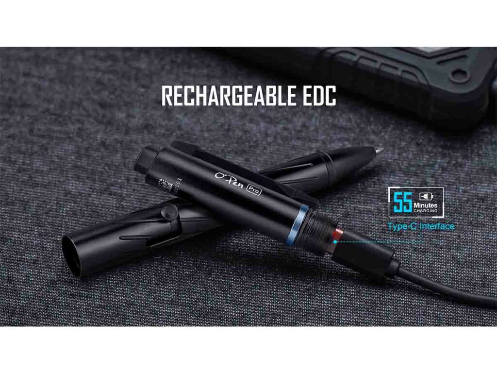 Olight O’Pen Pro Max 120 Lumens Rechargeable Penlight with Green ...