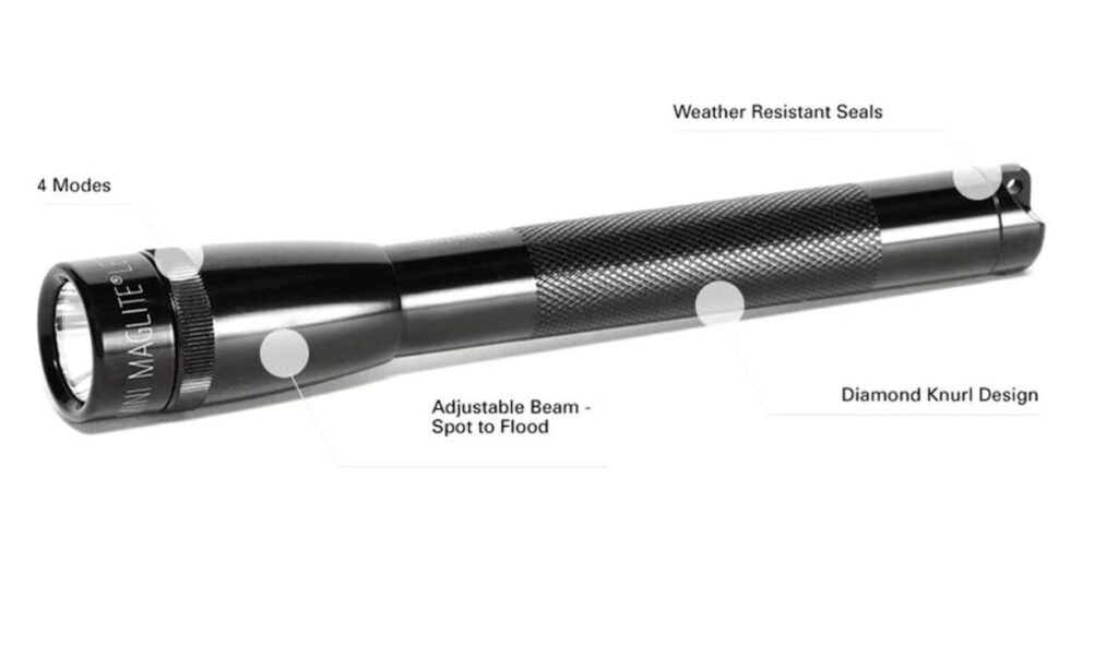 Mini MagLite 2AAA LED Torch – 84 Lumens, 116 Metres | LED Torch Shop
