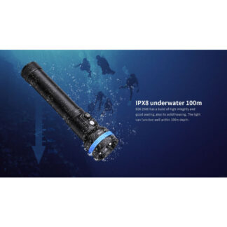 XTAR D26 2500 Diving Light Kit (Short) – 2500 Lumens | LED Torch Shop
