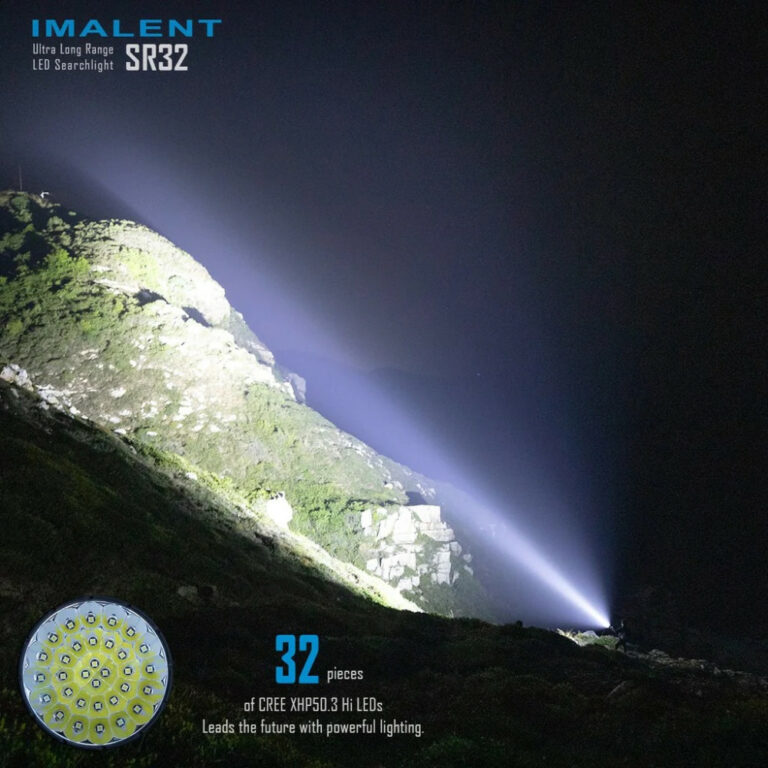 Imalent SR32 Ultra Powerful 2080 Meter Throw Searchlight – 120,000 ...
