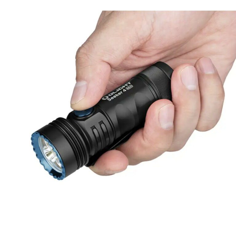Olight Seeker 4 Mini Rechargeable Dual Light Source Flashlight – Cool ...