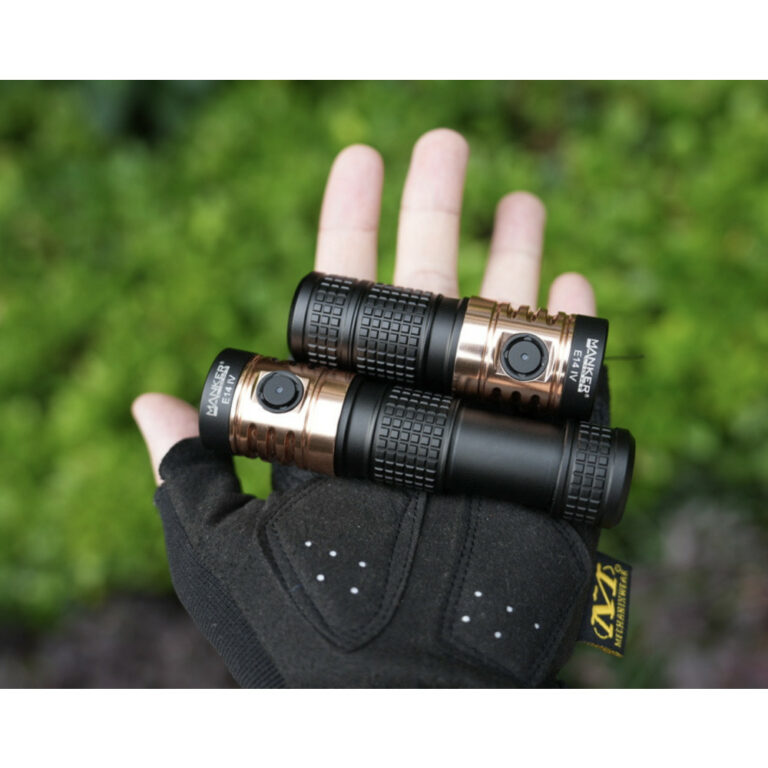 Manker E14 IV Compact Pocket Flashlight, Cool White, 4000 Lumens, 166 ...
