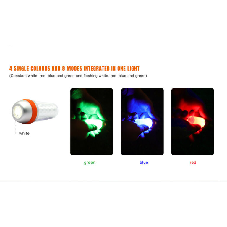 OrcaTorch SD03 Four-Colour Diving Beacon Light | LED Torch Shop