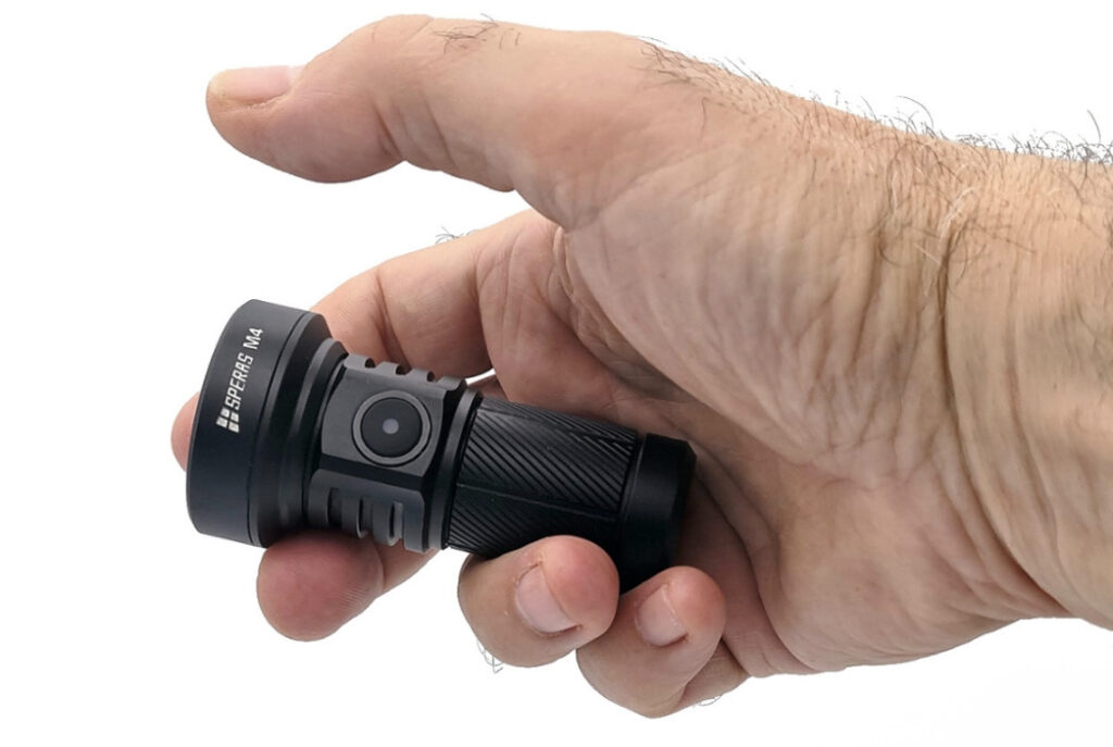SPERAS M4 Mini Rechargeable EDC Flashlight – 1320 Lumens, 652 Metres ...