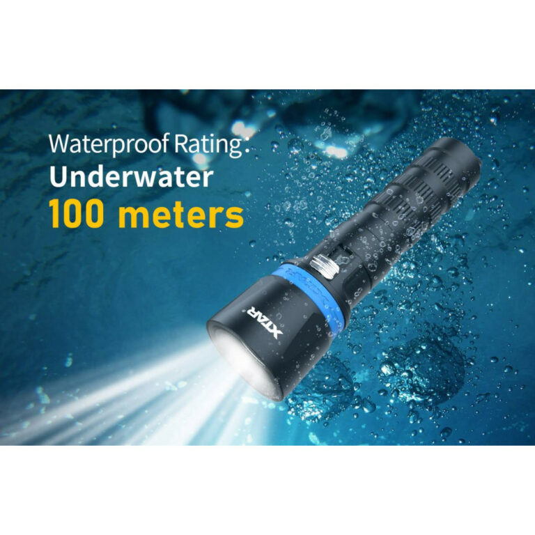 XTAR DS1 Magnetic Slide Switch Diving Light Set – 1000 Lumens | LED ...