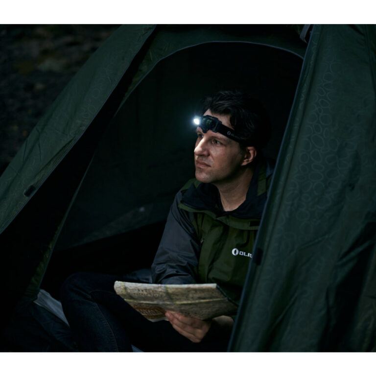 Olight Perun 2 MINI Rechargeable Red and White LED Headlamp/Handheld ...