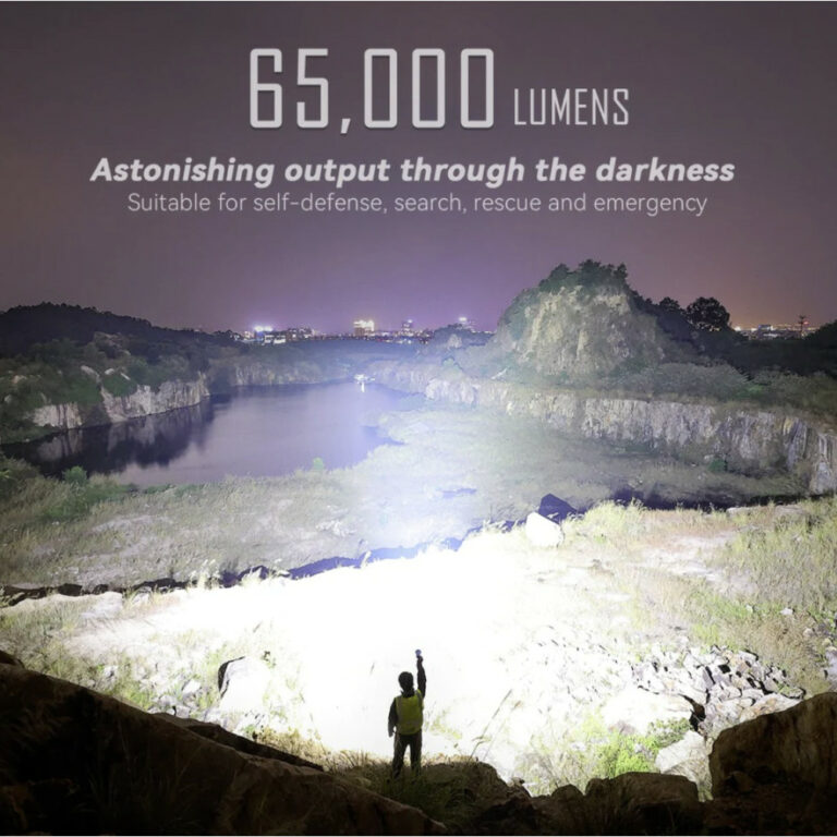 Imalent MS12 Mini-C Rechargeable Searchlight – 65,000 Lumens, 1036 ...