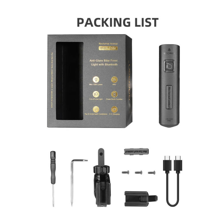 Gaciron Bike Bundle – KIWI 1200 plus LOOP | LED Torch Shop