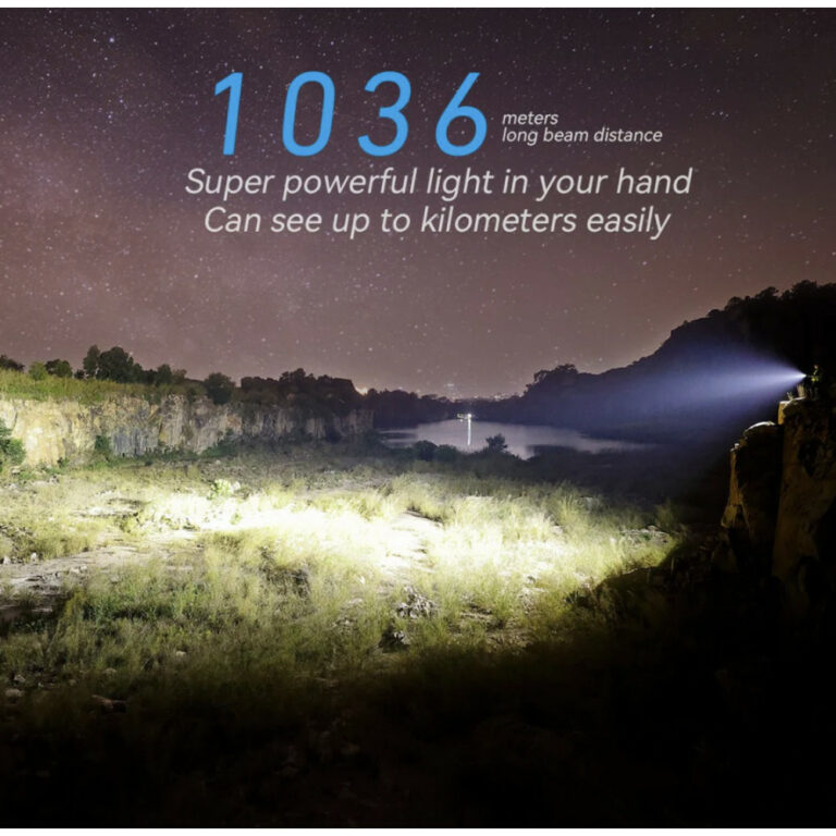 Imalent MS12 Mini-C Rechargeable Searchlight – 65,000 Lumens, 1036 ...