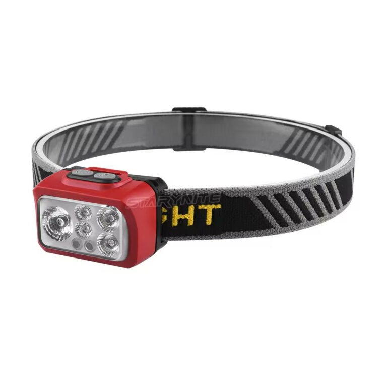 Rechargeable 350 Lumen Sensor Headlamp with Red Light | LED Torch Shop