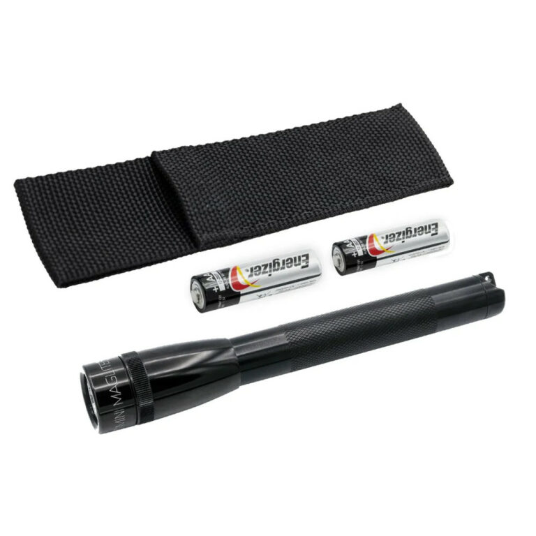 Mini MagLite 2AA Pro LED Torch with Nylon Pouch – Black – 332 Lumens ...