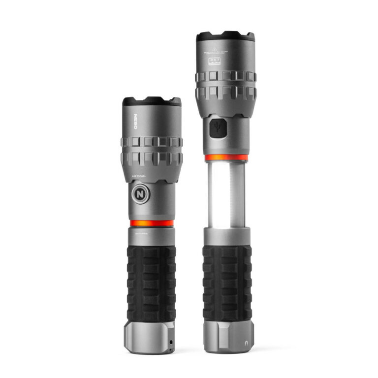 NEBO Slyde King 4K Rechargeable Zoomable Flashlight and Worklight ...