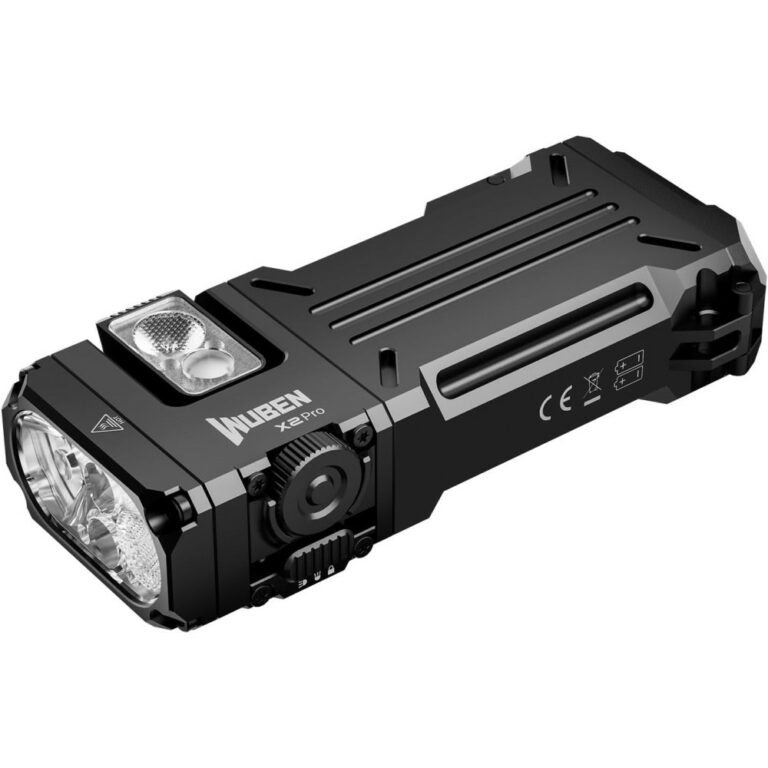 Wuben X2 Pro Rechargeable Flashlight with UV Side Light – 1500 Lumens ...