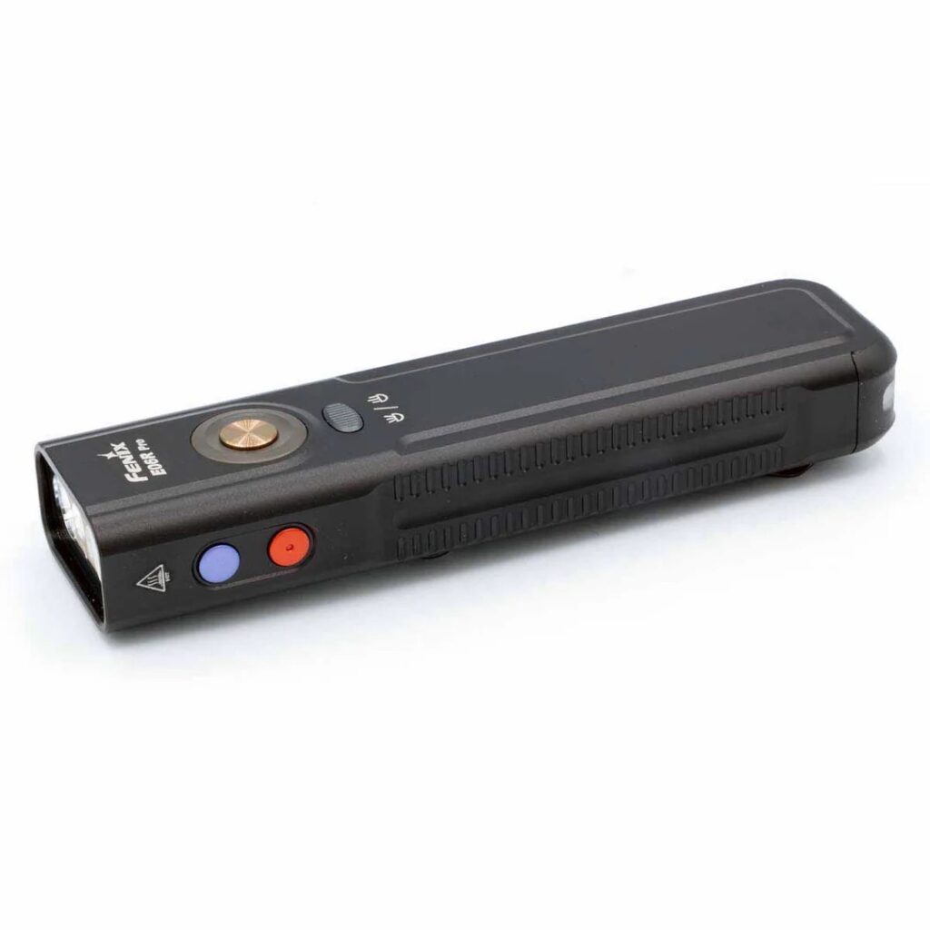 Fenix E06R Pro Flat Flashlight with UV & Red Laser Modes in Black ...